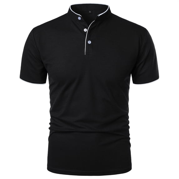 Blmnix Button Down Men's T-Shirts Muscle Baggy Workout Shirts ...