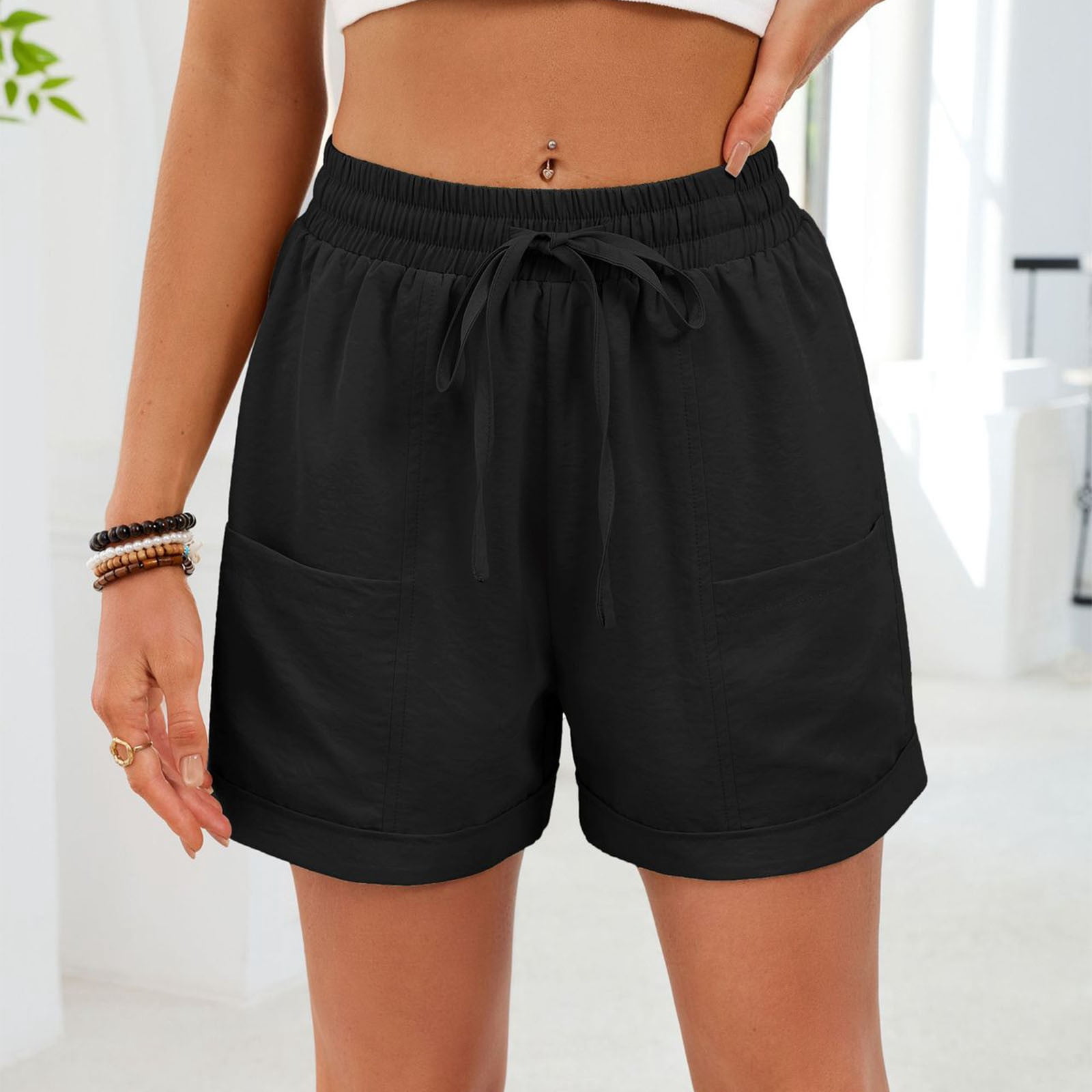 Blmnix Cargo Straight Leg Sweatpants for Women Athletic Pants Cotton ...