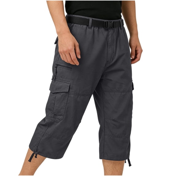 Blmnix Carpenter Mens Pants Baggy Cargo Pants Relaxed Fit Short Pants ...