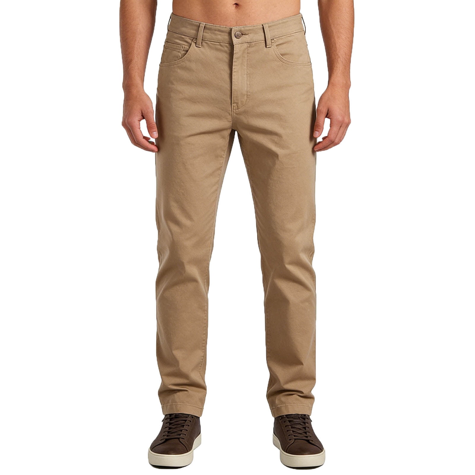 Blmnix Cotton Pants Pants for Men Low Rise Chinos Skinny Cargo Work ...