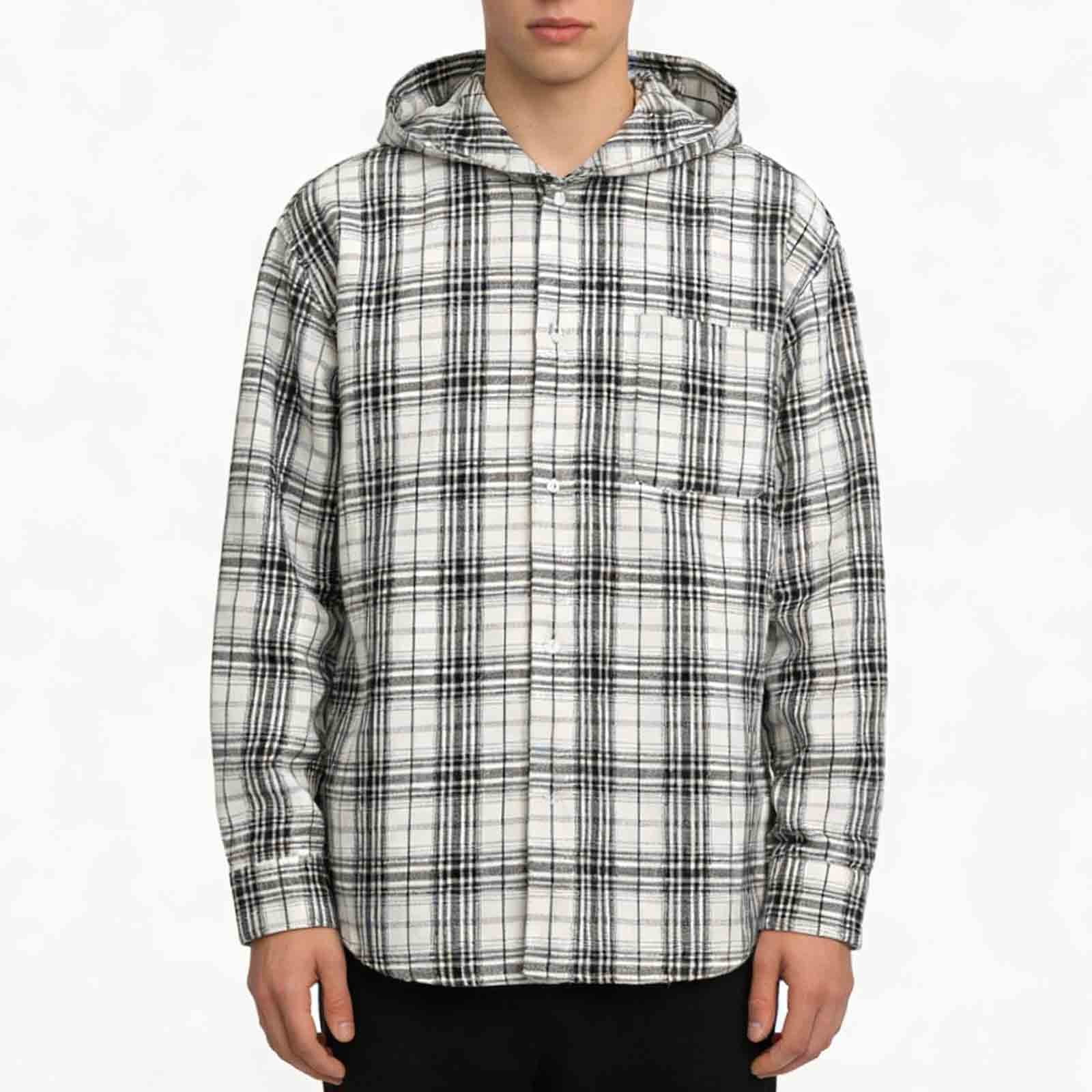 Blmnix Cotton Shirts Mens Shirt Western Shirts Hoodie T-Shirt Hooded ...