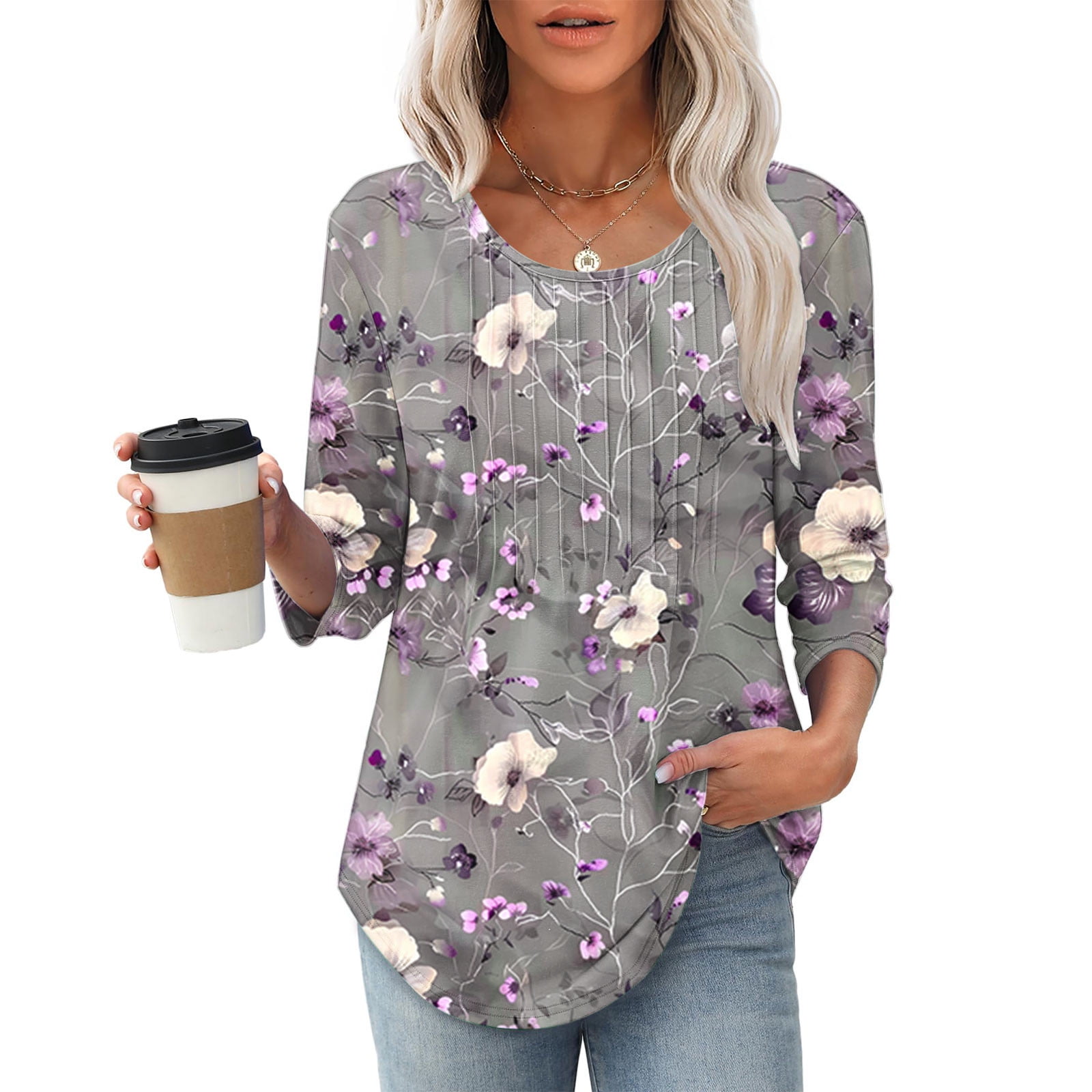 Blmnix Country Concert Tops for Women Bohemian Floral Funny Tshirts ...