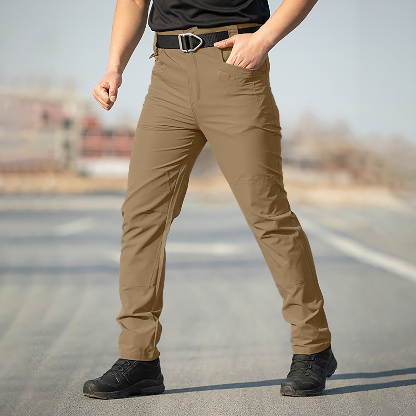 Blmnix Dress Pants Men's Pants Baggy Low Rise Chinos Golf Pants Pant ...