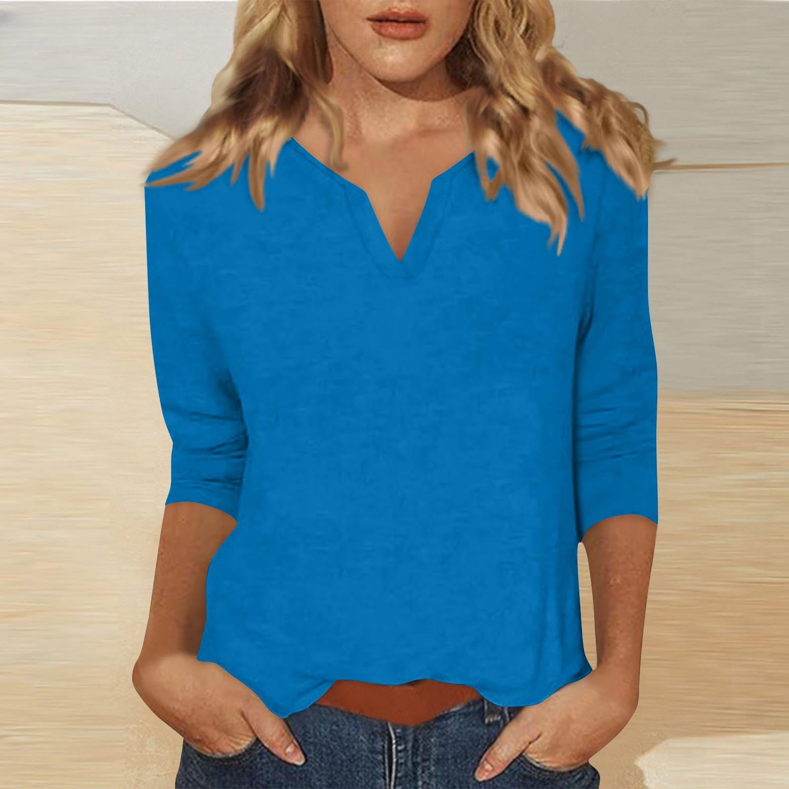 Blmnix Fall Blouses for Women 2025 Workwear Solid Color Women’s Tops ...