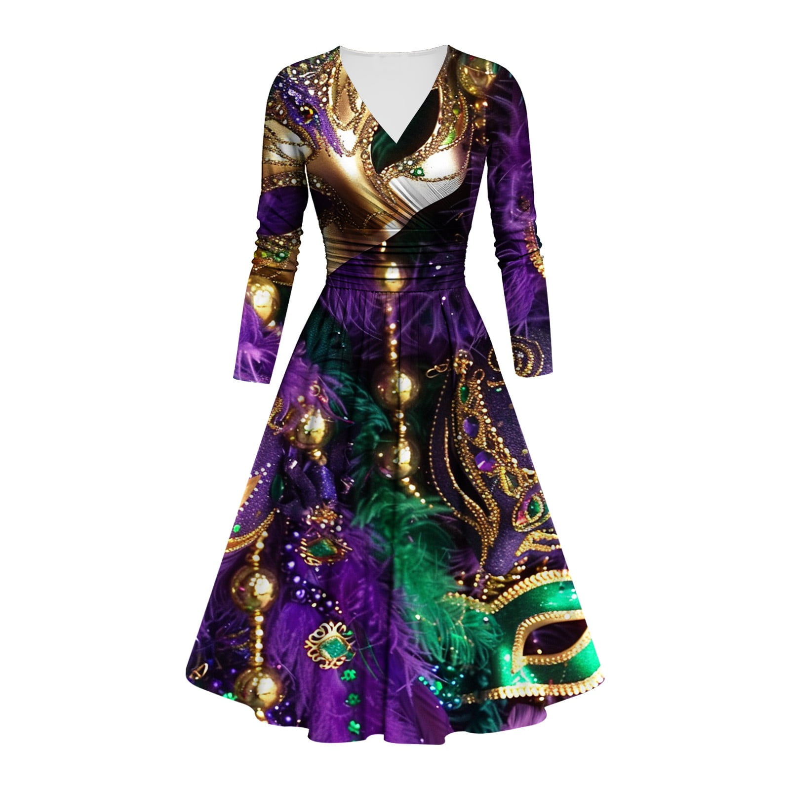 Blmnix Funny Valentine Party Dresses for Women Carnival Fit & Flare ...