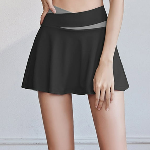 Blmnix High Waisted Short Skirts for Women Tennis Skirts A-line Dresses ...