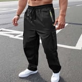 Blmnix Hiking Pants Men Pants Baggy Carpenter Pants Cargo Low Waisted ...