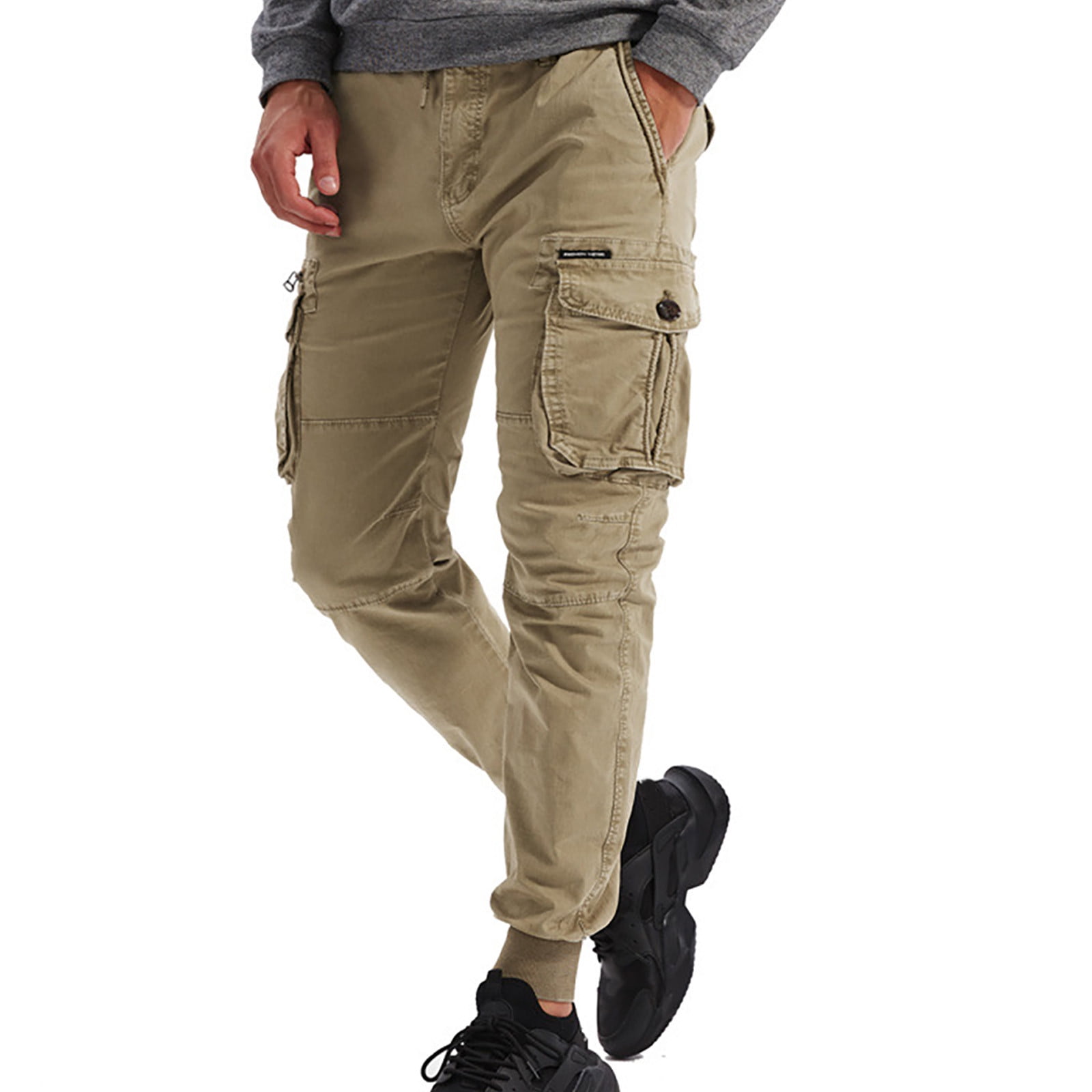Blmnix Hiking Pants Pants for Men Cargo Travel Pants Slim Leggings ...