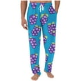 Blmnix Low Rise Mens Pants Lounge Pants Pj Pants Baggy Palazzo Jeans ...