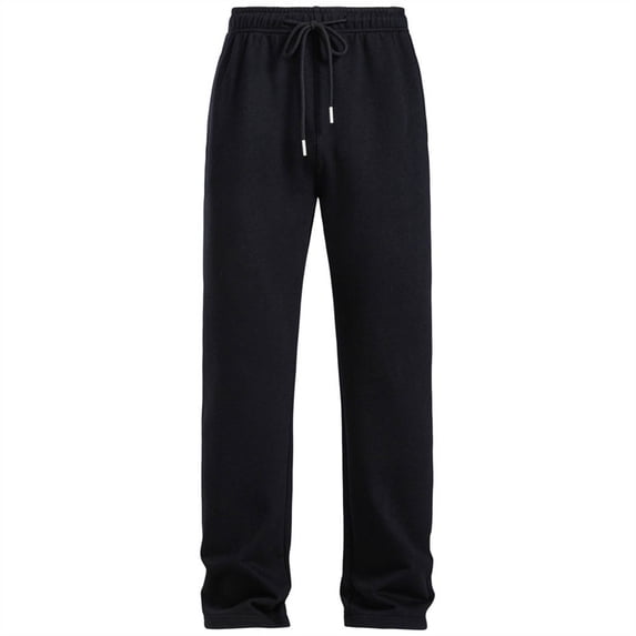 Blmnix Low Rise Pants for Men Baggy Cotton Pants Palazzo Men's ...