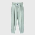 Blmnix Low Waisted Trousers for Men Baggy Lounge Pants Pajama Pants ...