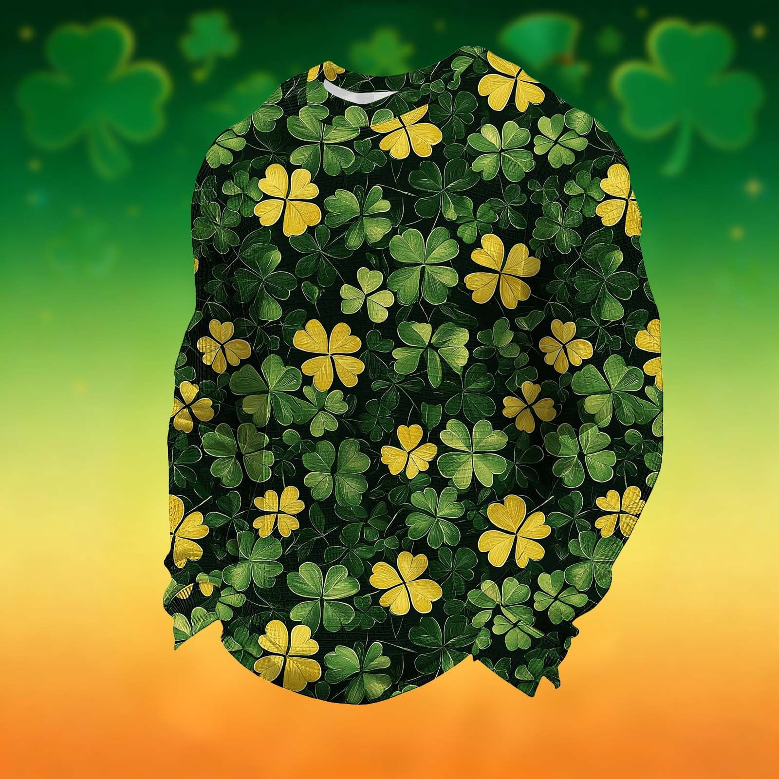 Blmnix Men Shirt Graphic Tees Workout Shirts St. Patrick Pullover ...