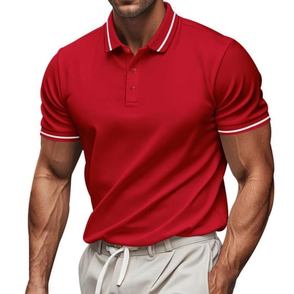 Blmnix Men's Shirts Athletic Shirts Golf Shirt Ringer Oversized T ...