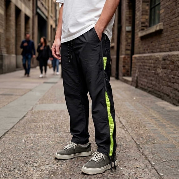 Blmnix Men's Sweatpants Men Pants Workout Pants Baggy Palazzo Low ...