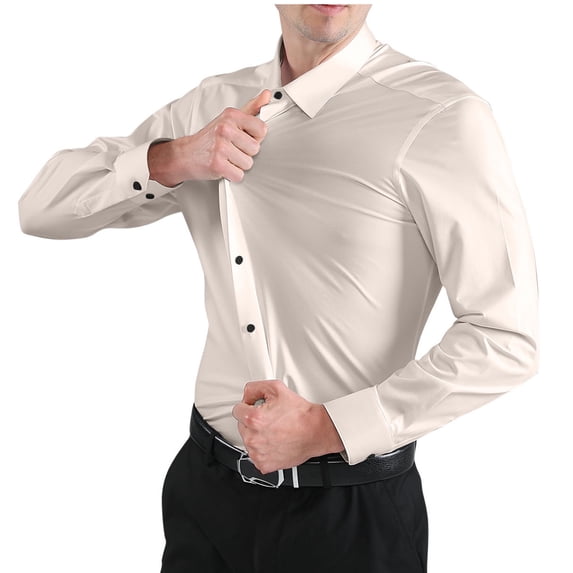 Blmnix Mens T Shirts Oversized Guide Dress Shirts Work Shirt T-Shirts ...