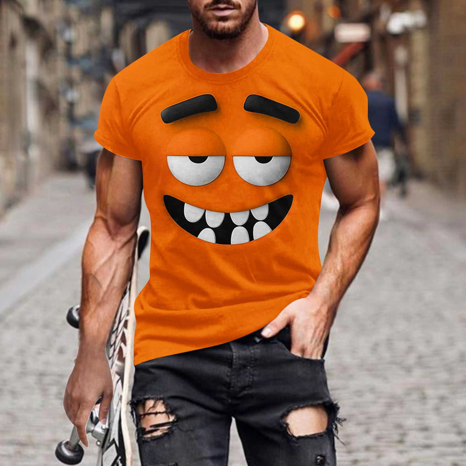Blmnix Mens Tshirts Muscle Heavyweight T Shirts Funny Shirt Oversized ...