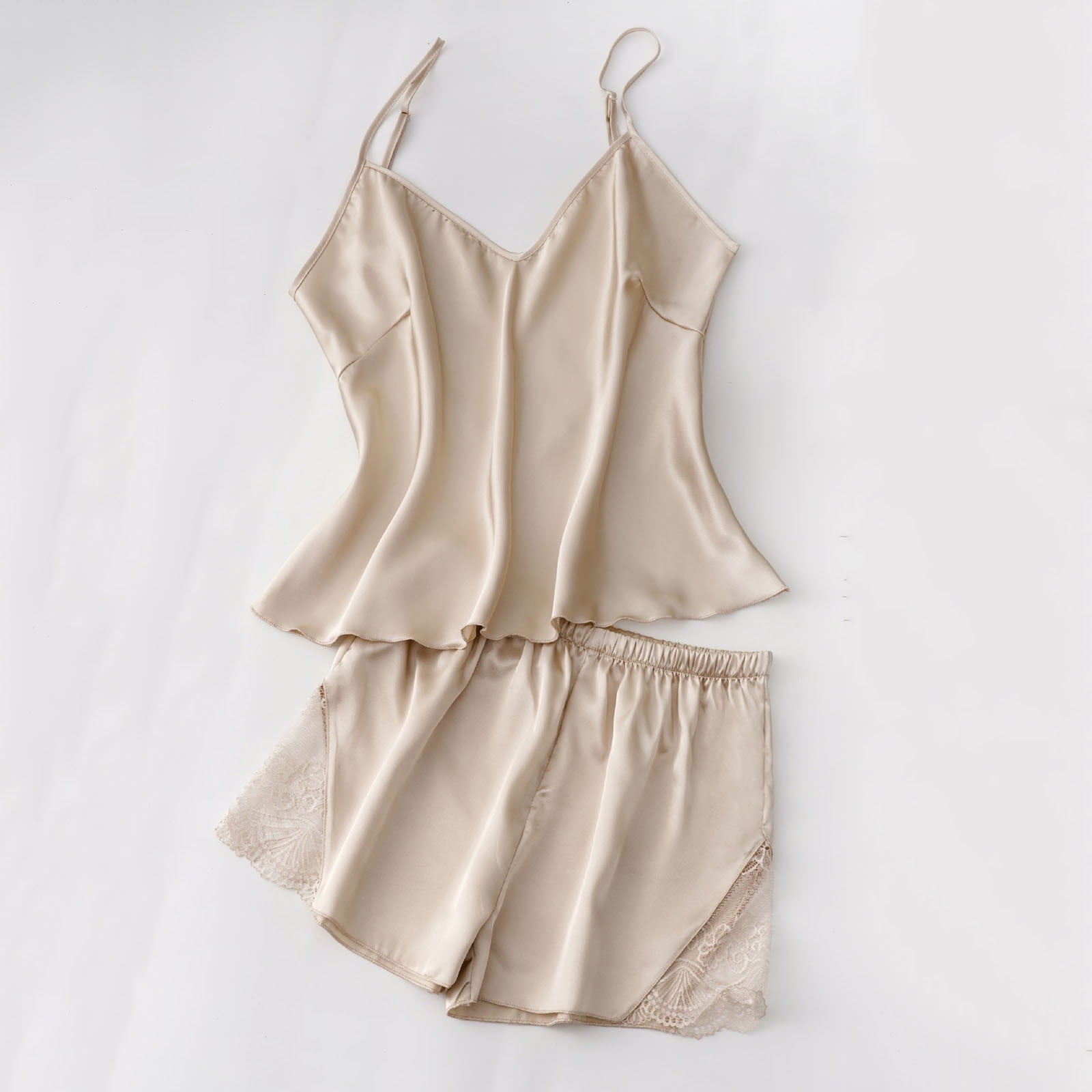 Blmnix Pajama Sets Sleepwear Sets Sexy Pajama Satin Pajama Sleepwear ...