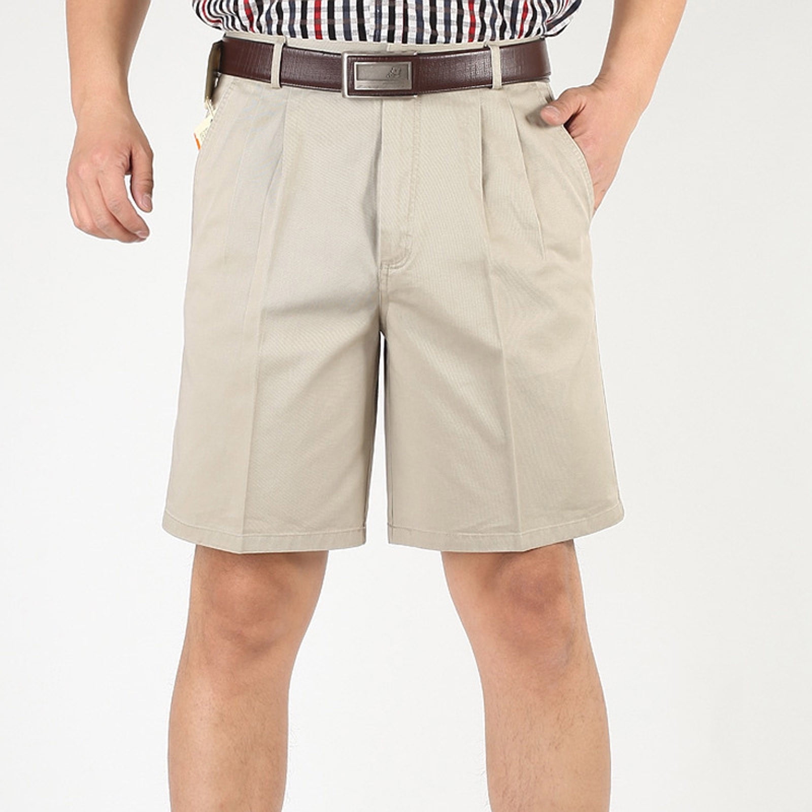 Blmnix Pants Men Chinos Business Casual Pants Short Pants Baggy Pants 7 ...