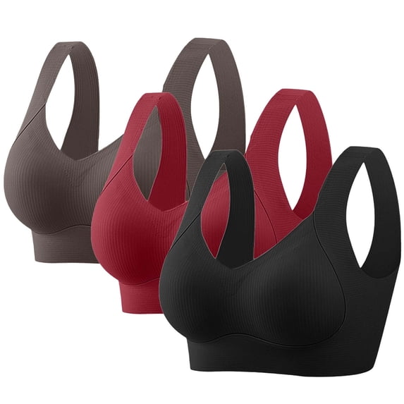 Blmnix Push-Up Sport Bras for Women High Impact Seamless Bras Minimizer ...