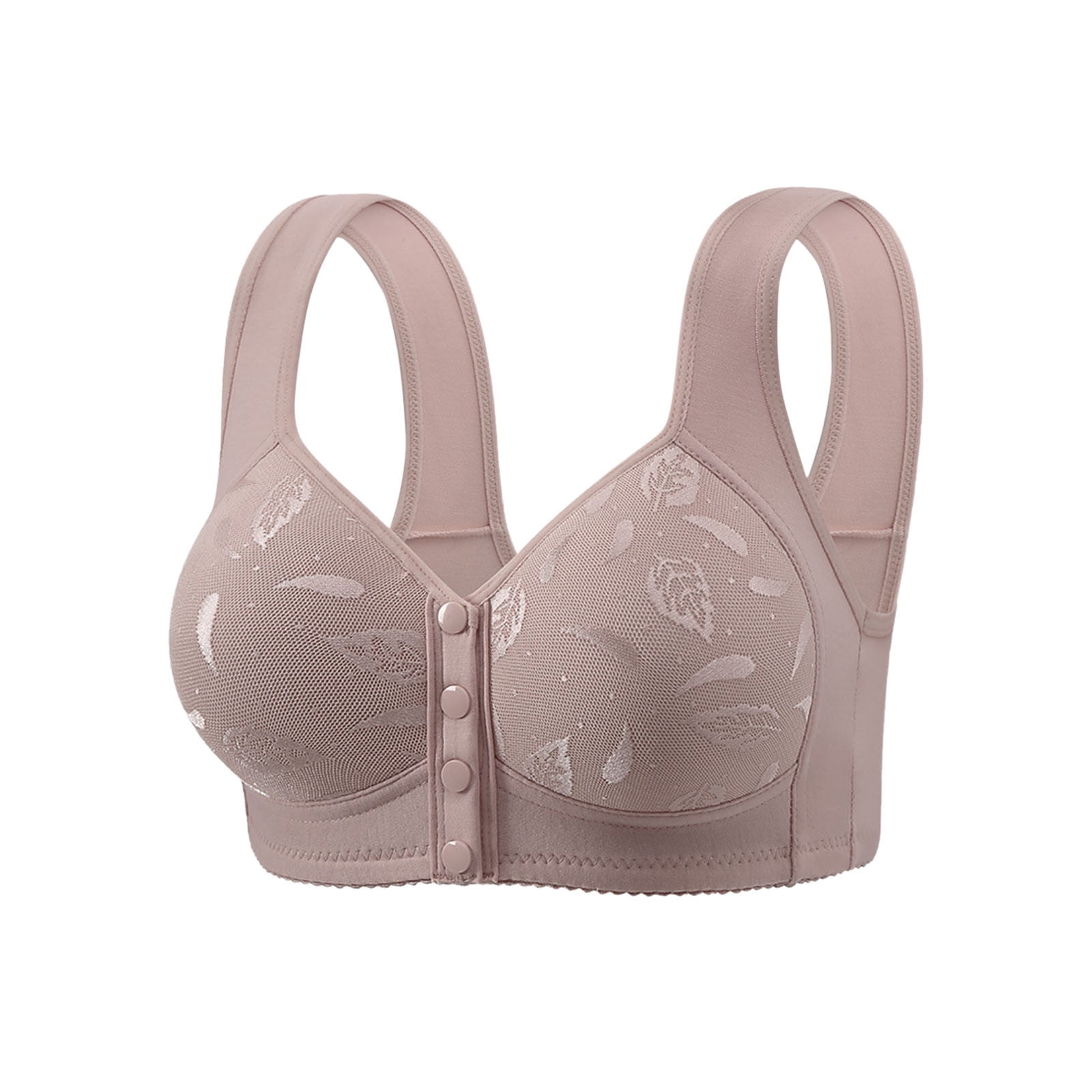 Blmnix Racerback Bras Bralettes for Women Front Closure Large Bust Bra ...