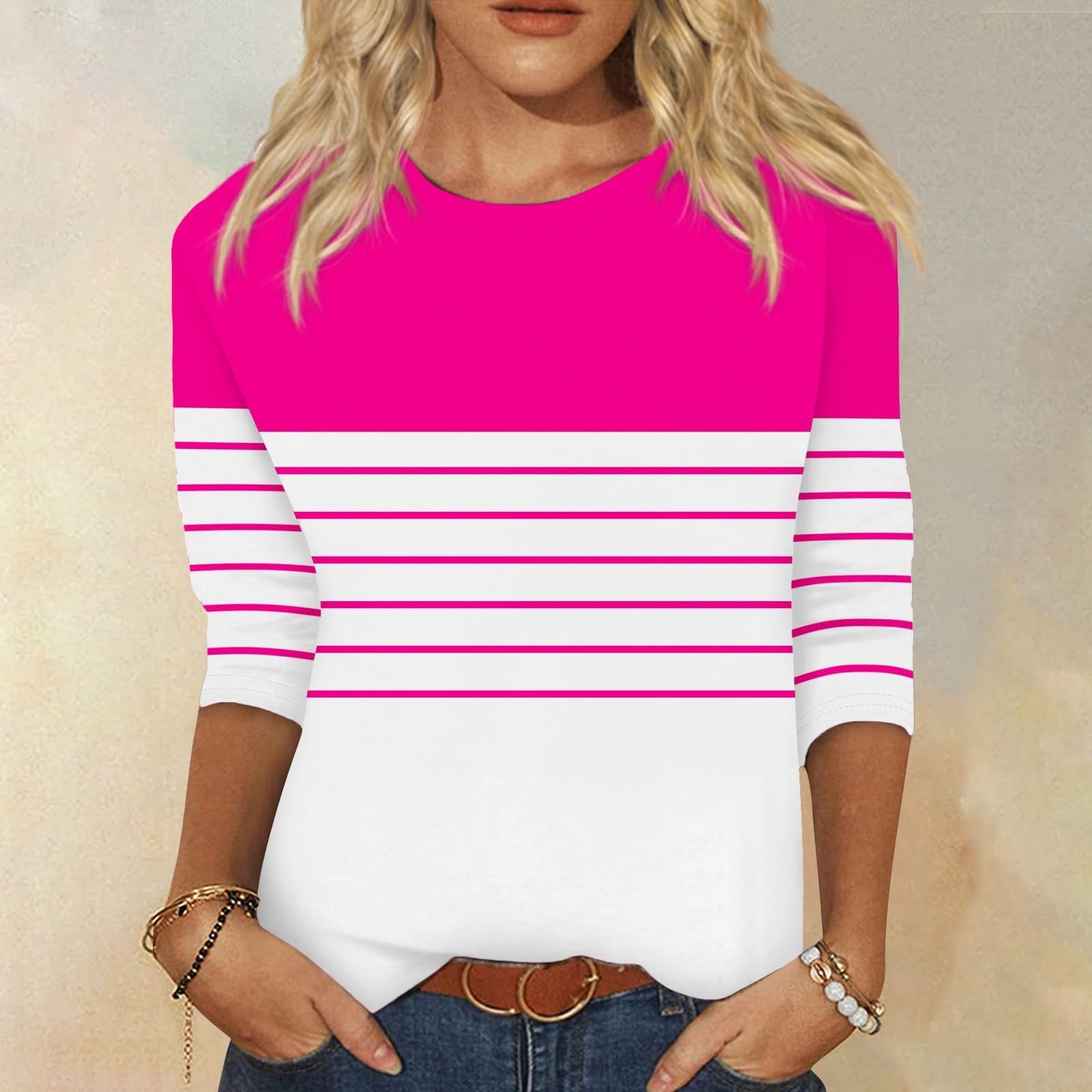 Blmnix Relaxed Plus Size Polo Shirts for Women Fashion 2025 Floral Hot ...