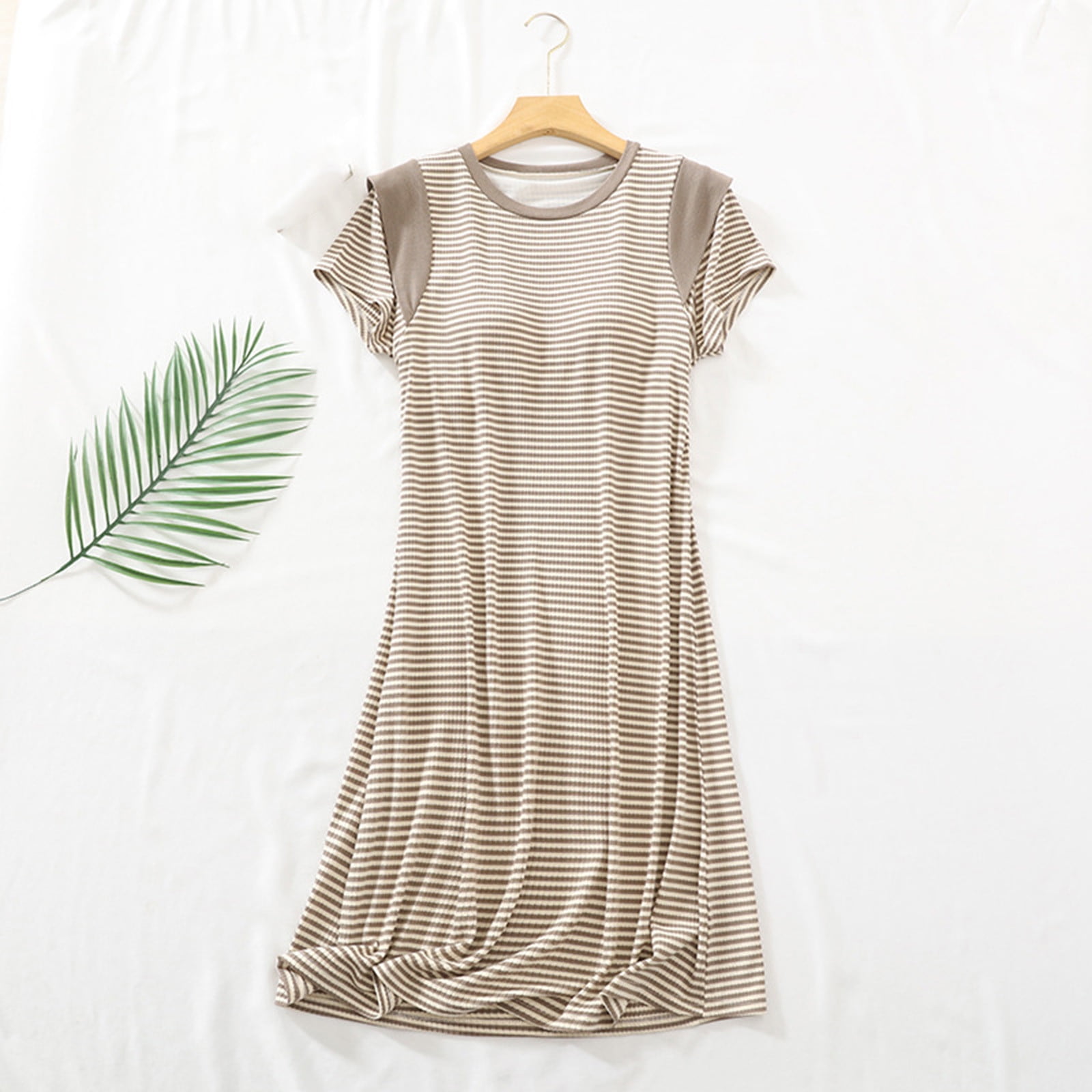 Blmnix Sleepshirts Nightgowns for Women Sexy Cotton Nightgowns Moomoo ...