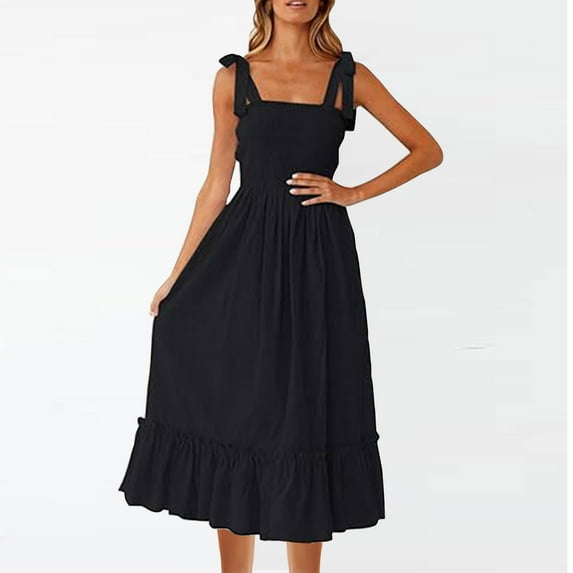 Blmnix Slip Dress Wedding Guest Dress Elegant Dresses Pleated Petticoat ...