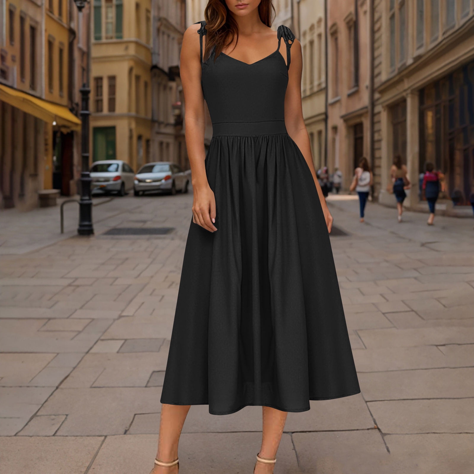 Blmnix Slip Dress Women's Dresses Cocktail-Length Elegant Dresses Plus ...