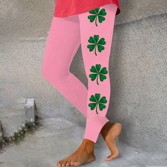 Blmnix St. Patrick Wide Leg Pants for Women Chinos Cotton Yoga Pants ...