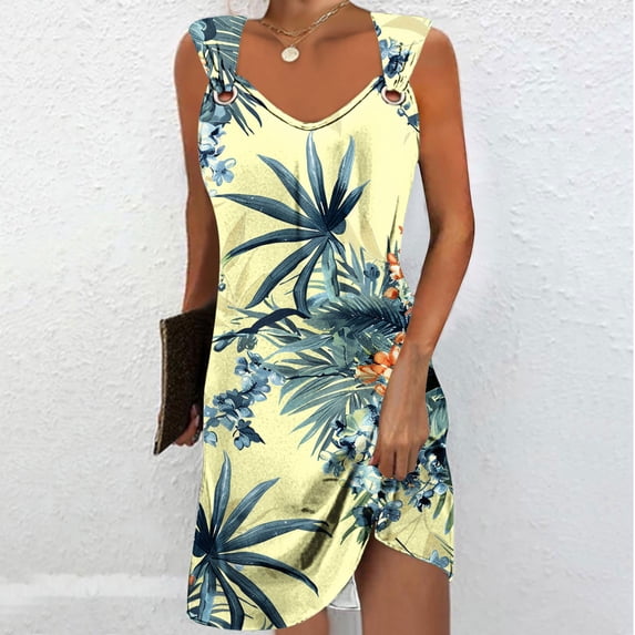 Blmnix Summer Dresses for Women Slip Dress Elegant Dresses Vintage ...