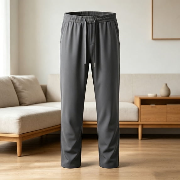 Blmnix Sweat Pants Mens Pants Baggy Low Rise Workout Pants Palazzo Jean ...