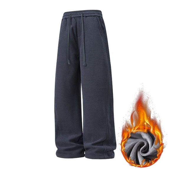 Blmnix Sweat Pants Trousers for Men Baggy Palazzo Low Rise Comfy Pants ...