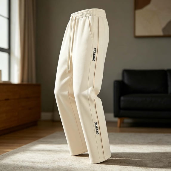 Blmnix Sweatpants Men Mens Pants Workout Pants Low Rise Palazzo Baggy ...