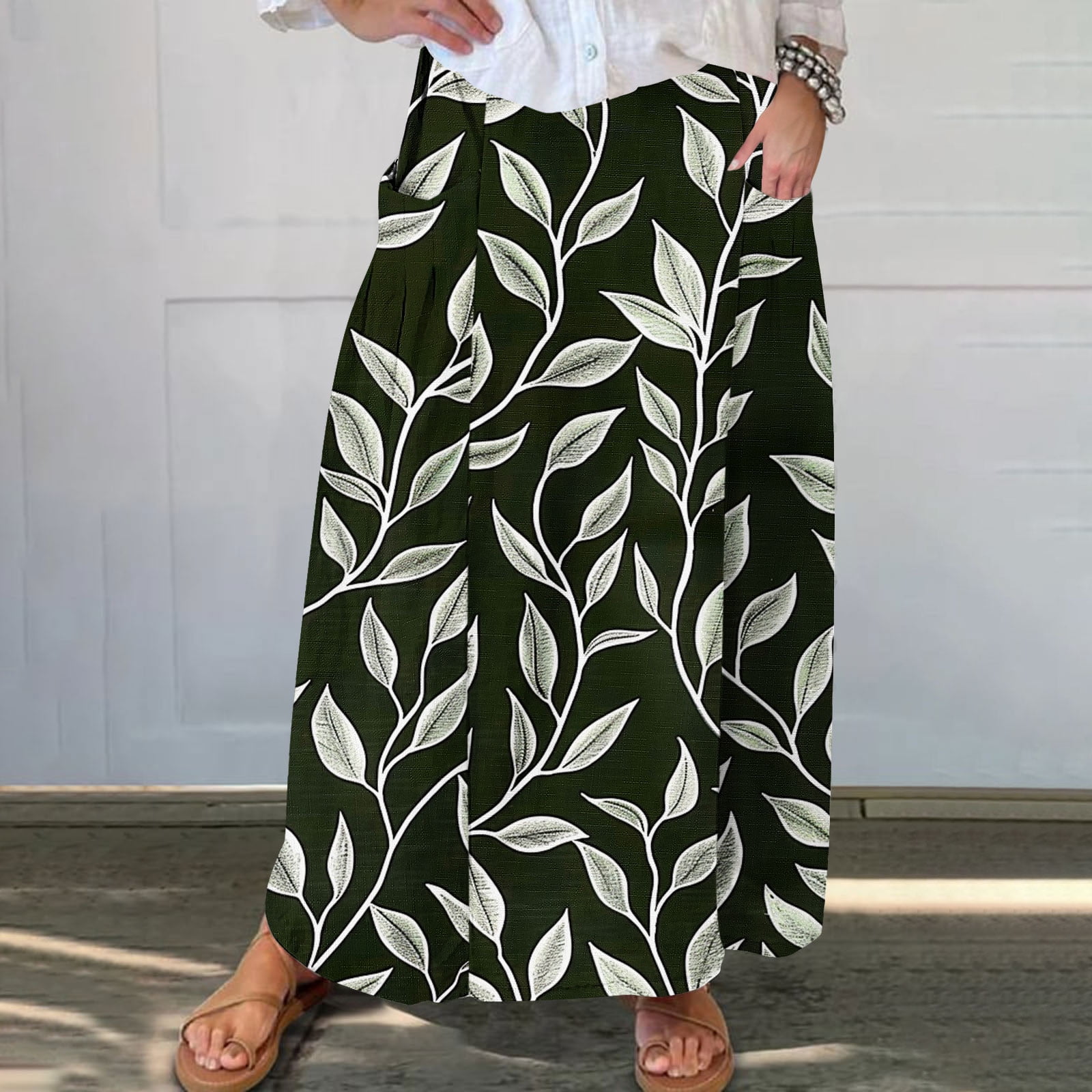 Blmnix Valentine Skirt for Women Flare with Pockets Plus Size Dress ...