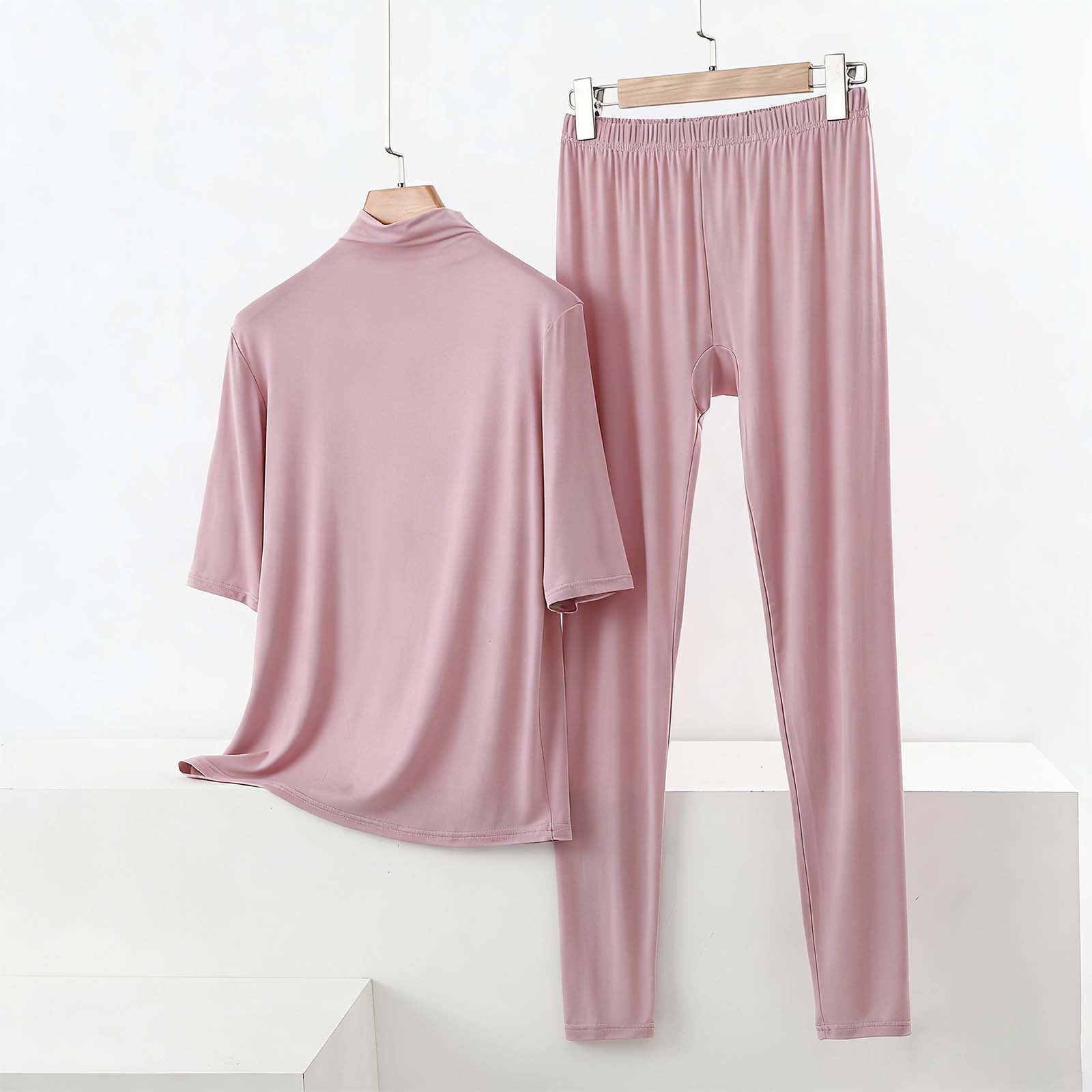 Blmnix Valentines Pjs Women Sleepwear Sets Plus Size Modal Pajamas Tops ...