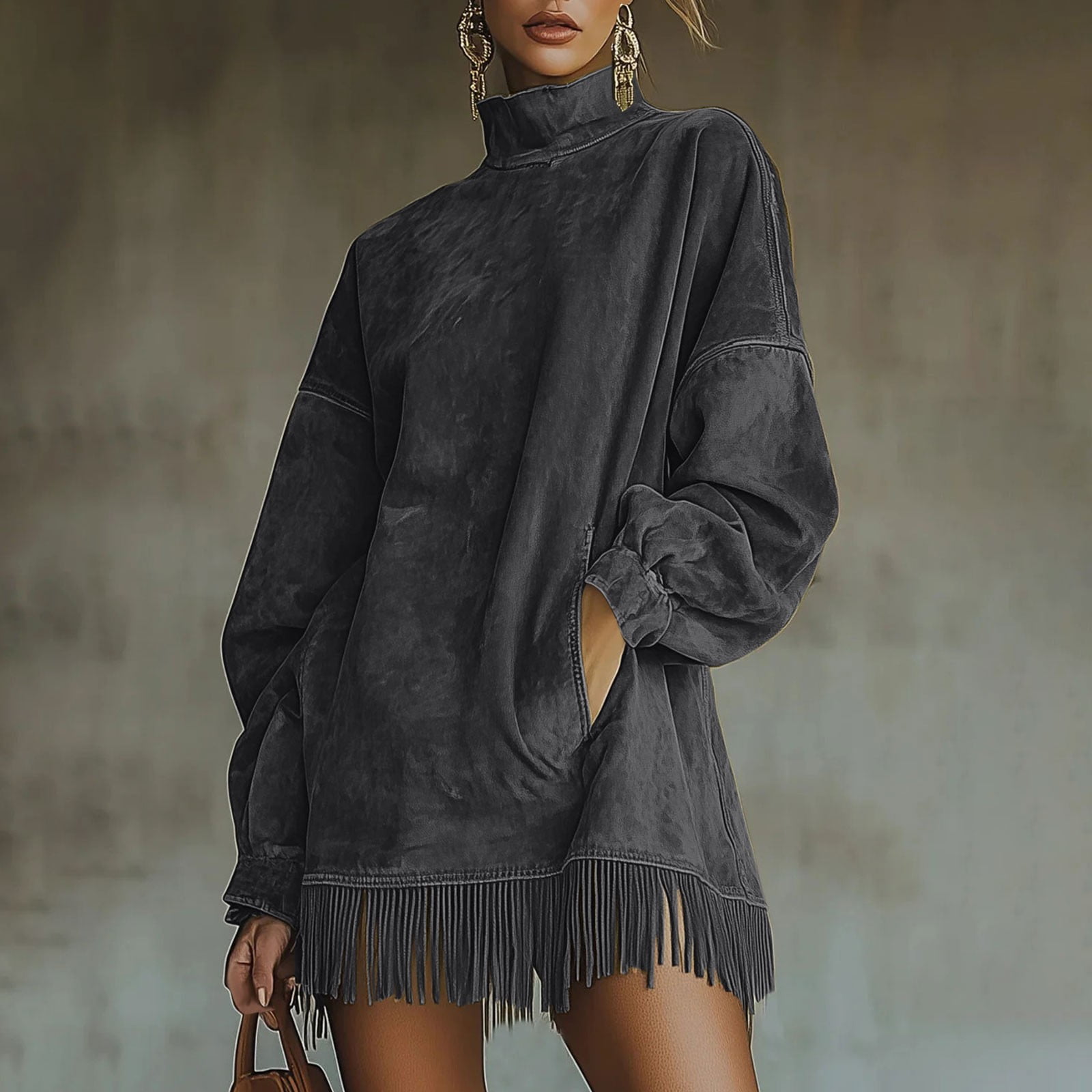 Blmnix Western Wedding Guest Dresses for Women Leather Shift Skirt High ...