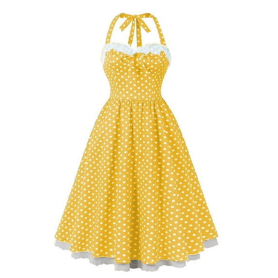 Blmnix Women's Dresses Tent Vintage Dress Lace Dress Under Dresses ...