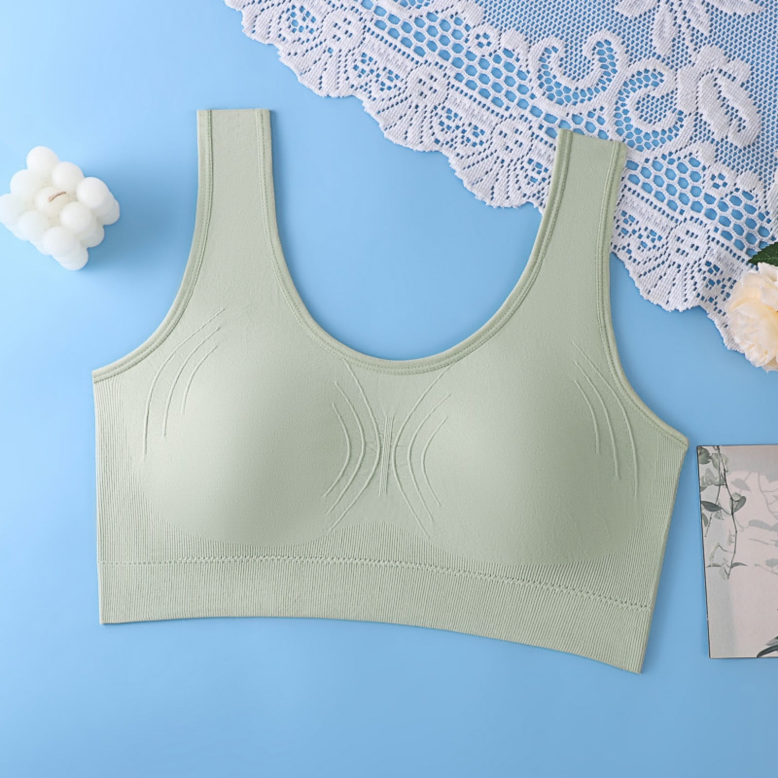 Blmnix Womens Bras Push-Up Bras Plus Size Minimizer Bras Free Size ...