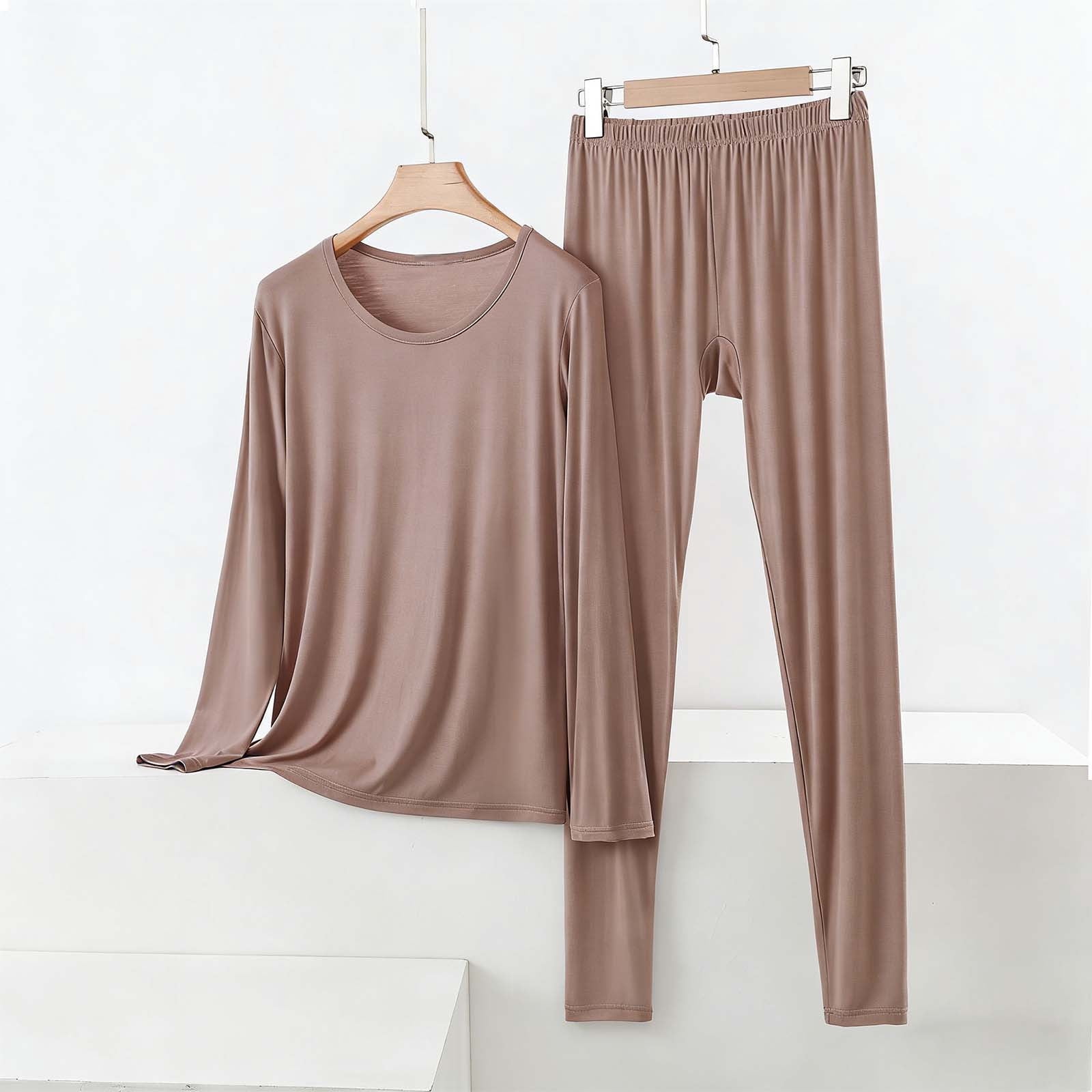 Blmnix Womens Pajama Sets Plus Size Modal Pajamas Sleepwear Sets Pjs ...