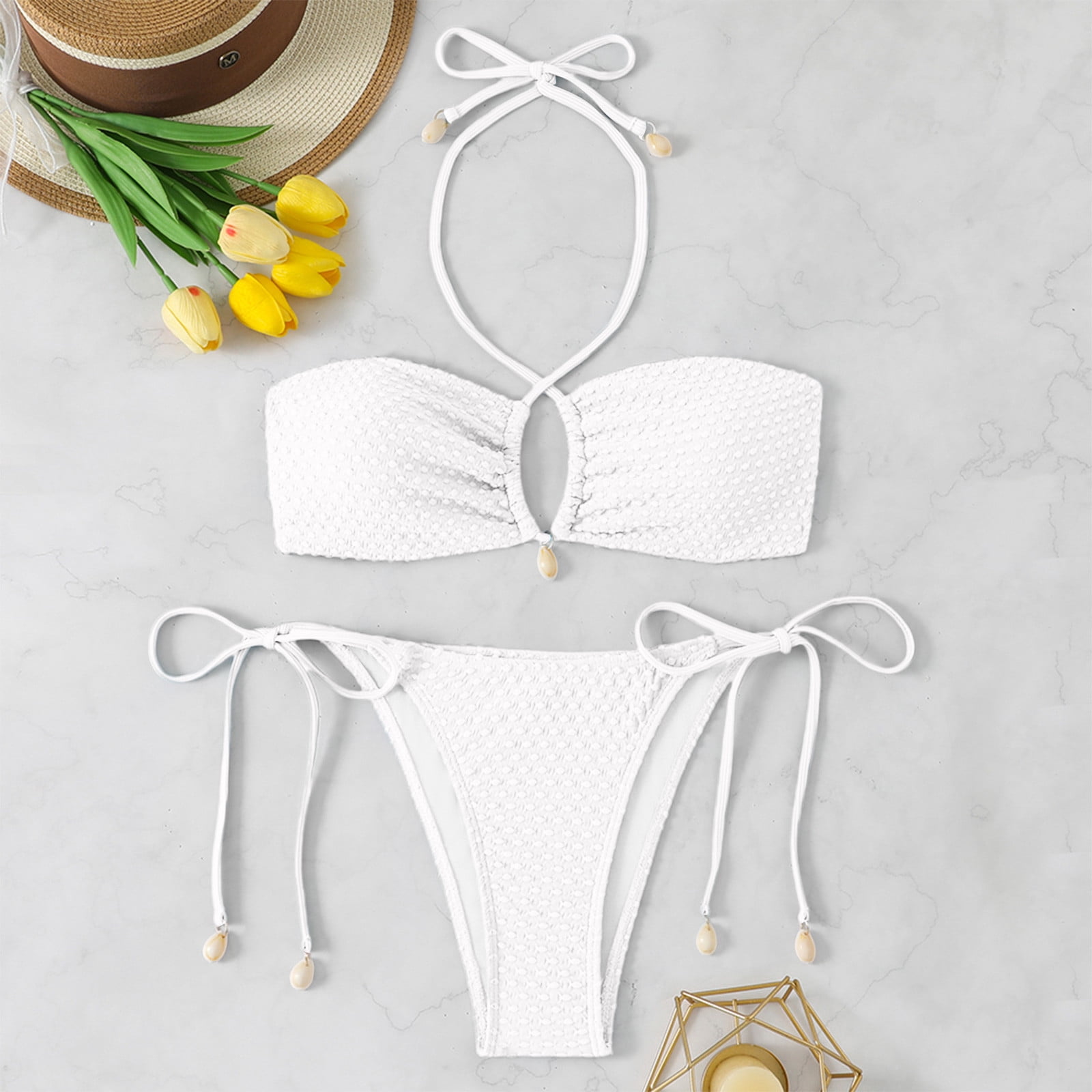 Blmnix Womens Swimsuit Bikini Swimsuits Set Sexy Swimsuits Swimming ...