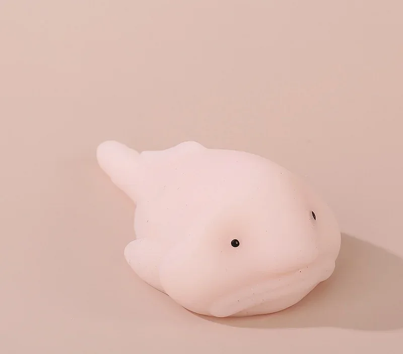 Blob Fish Squishy Figurine Silicone Super Stretchy Blobfish Statue Ugly Weird Stuff Stress ...