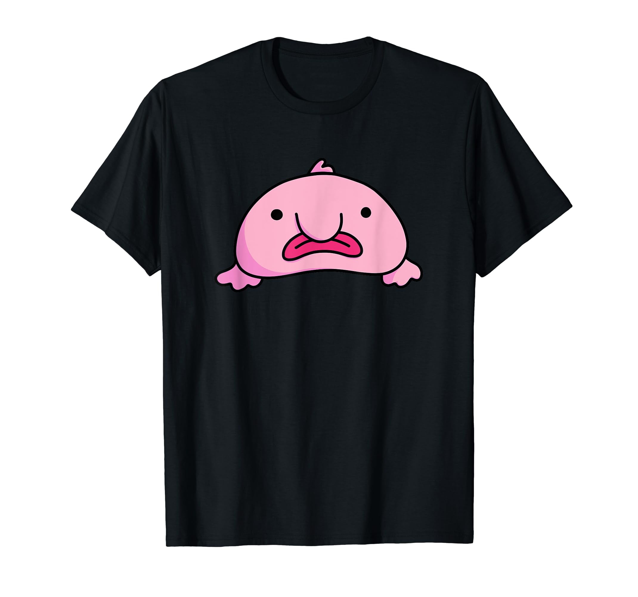 Blobby Bob Blobfish Emotional Support Spirit Animal Blobfish T-Shirt ...