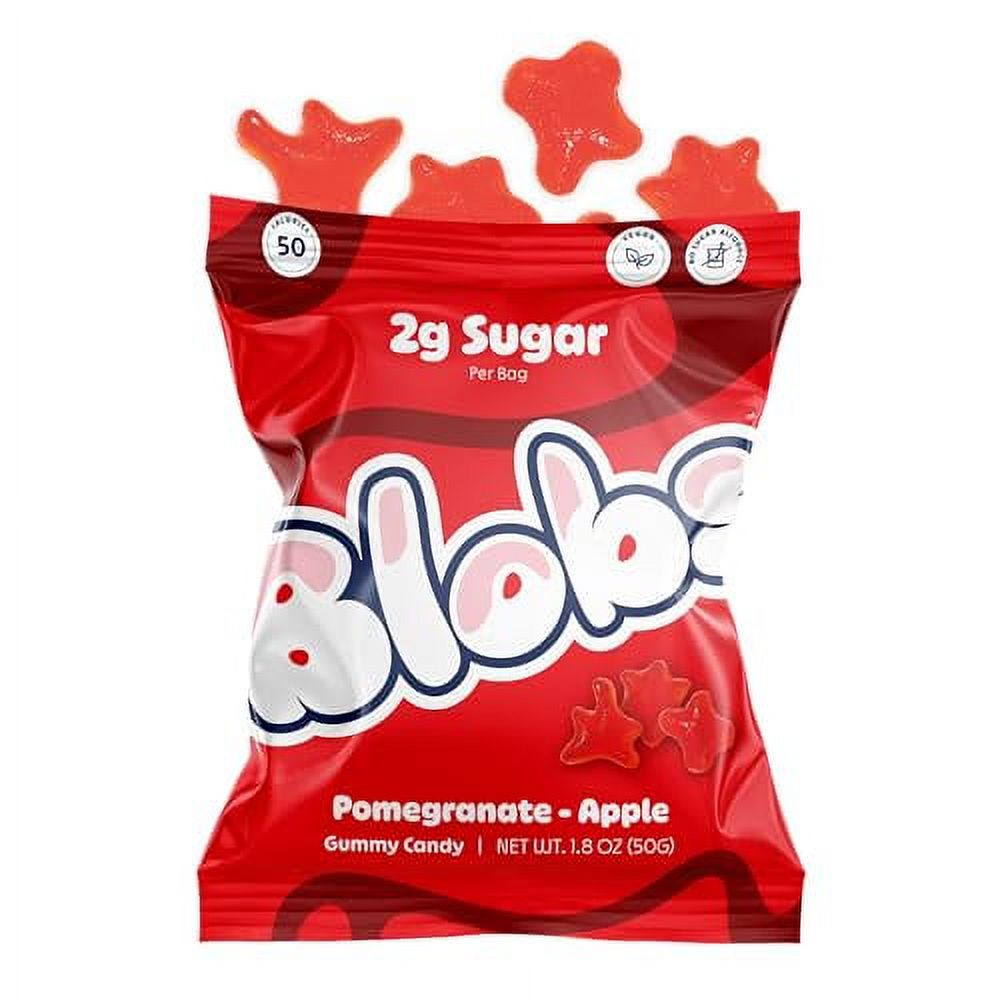 Blobs Gummy Candy Low Sugar & Low Calorie Healthy Snack for Kids & Adults - No Sugar Alcohols ...