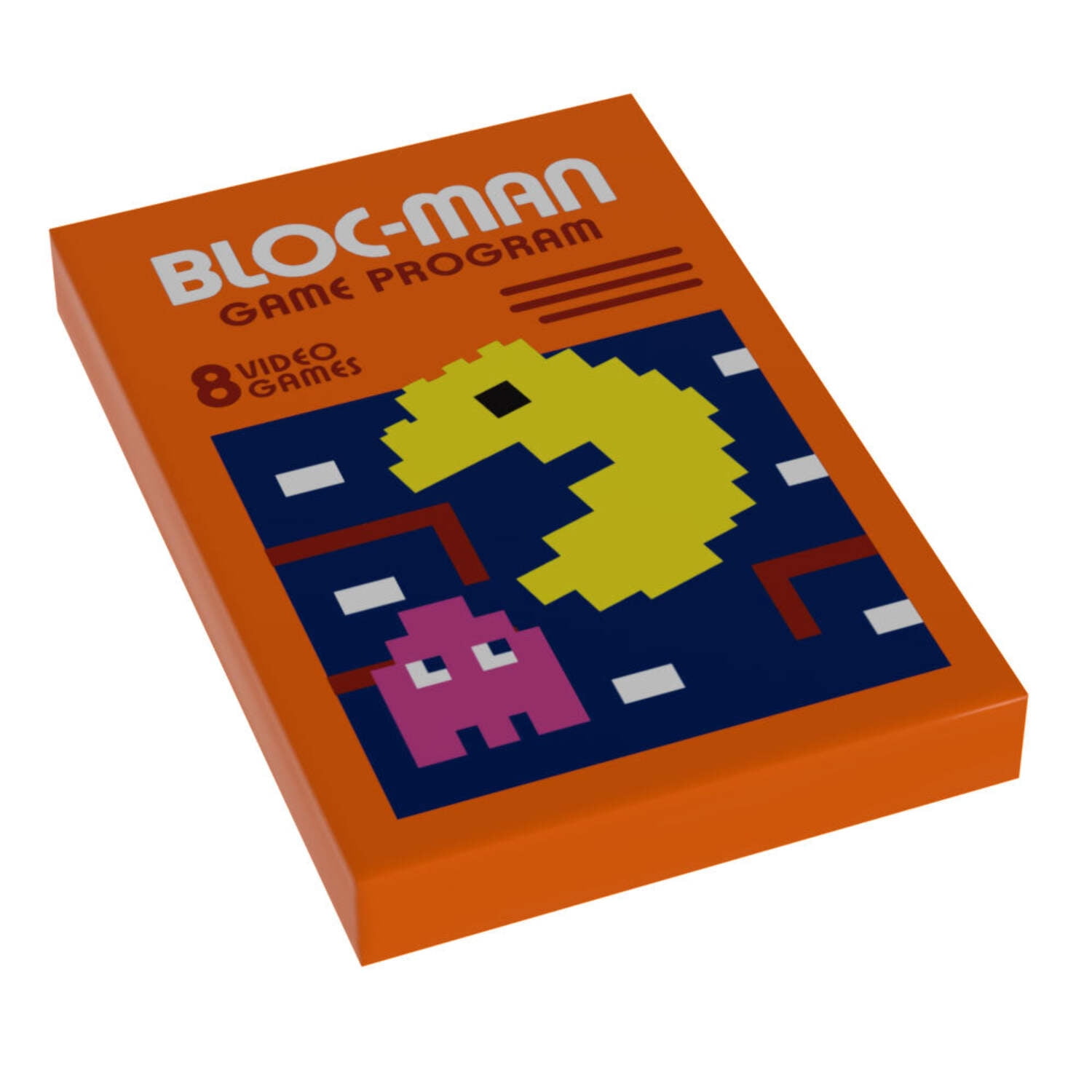 Bloc-Man Video Game Cover (2x3 Tile) - B3 Customs - Walmart.com