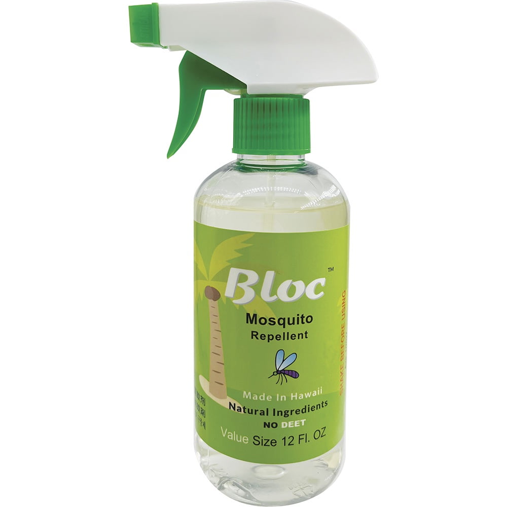 Bloc Mosquito Repellent Spray 12oz All Natural - Walmart.com