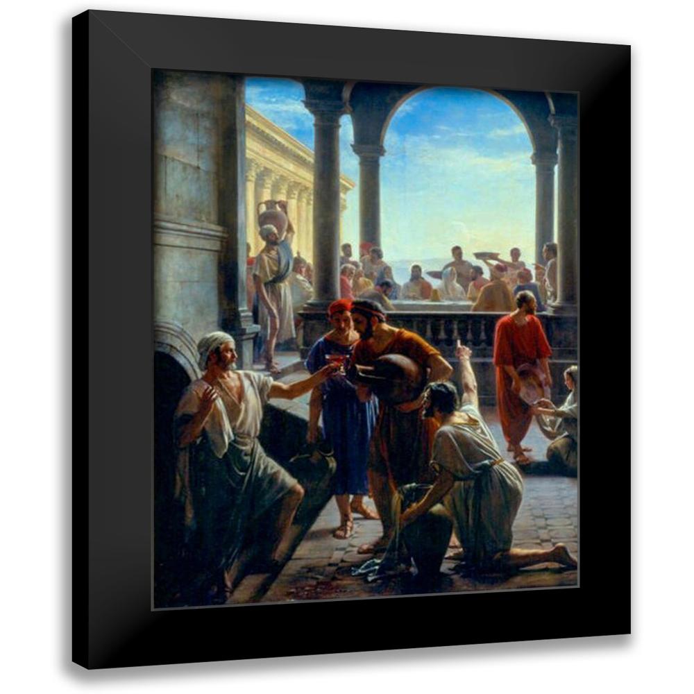 Bloch, Carl 12x14 Black Modern Framed Museum Art Print Titled - Wedding ...