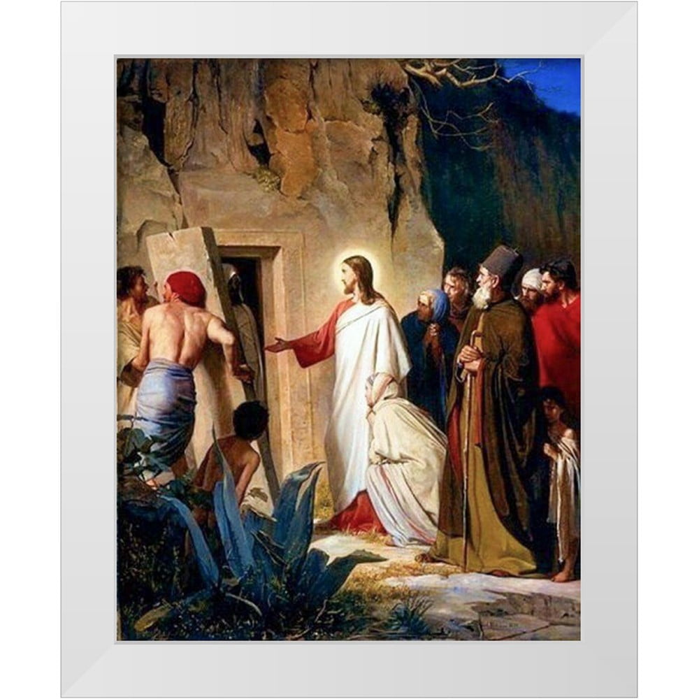 Bloch, Carl 12x14 White Modern Wood Framed Museum Art Print Titled ...