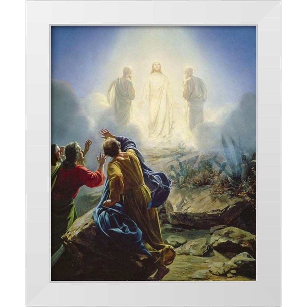 Bloch, Carl 26x31 White Modern Wood Framed Museum Art Print Titled ...