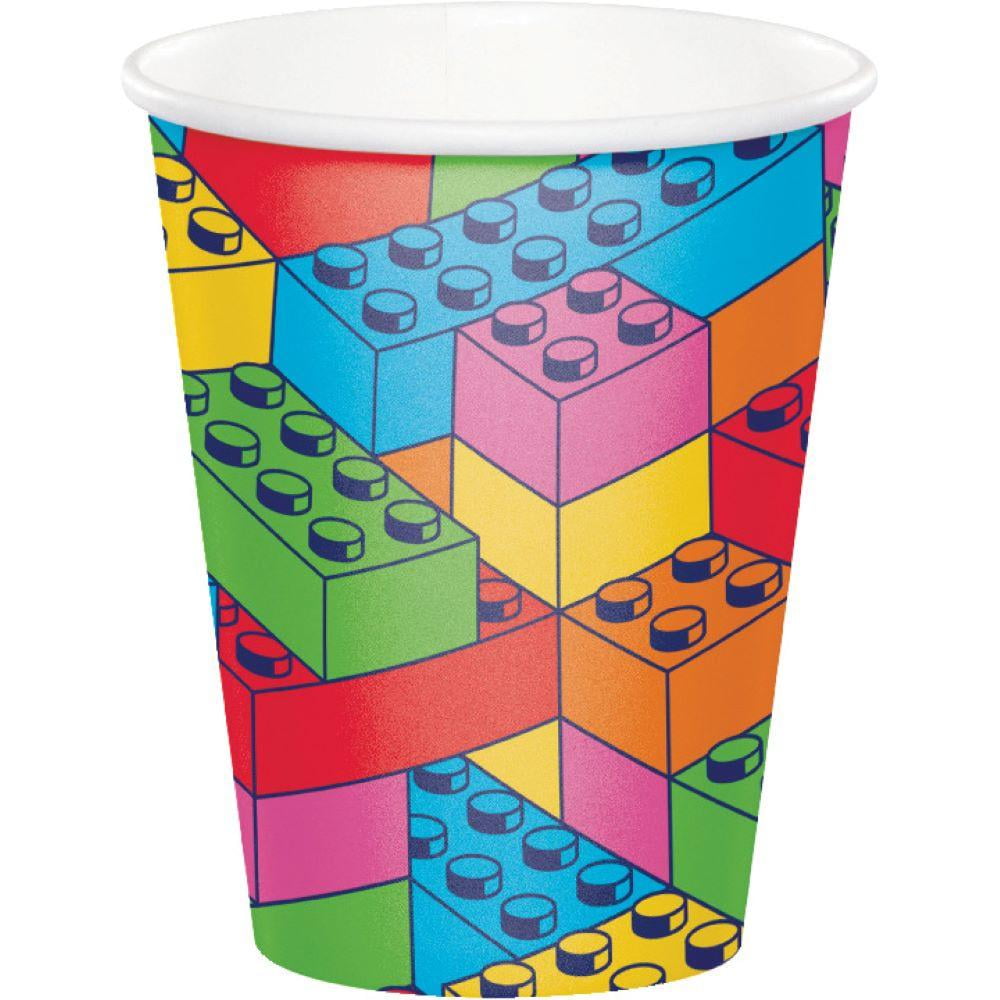 Block Bash Toy Blocks 9 Oz Cups, 24 ct - Walmart.com