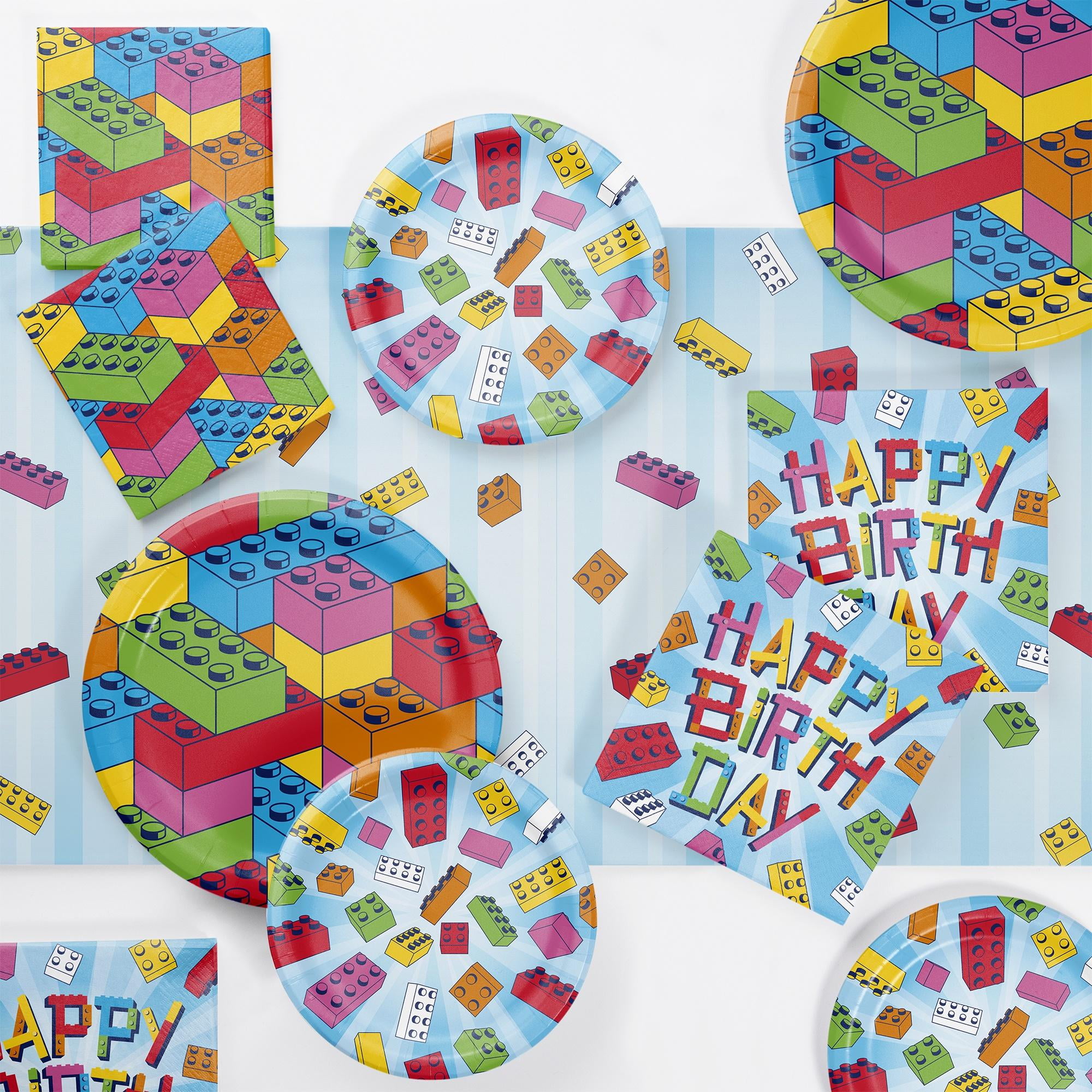 Block Bash Toy Blocks Tableware Set, Serves 8 - Walmart.com